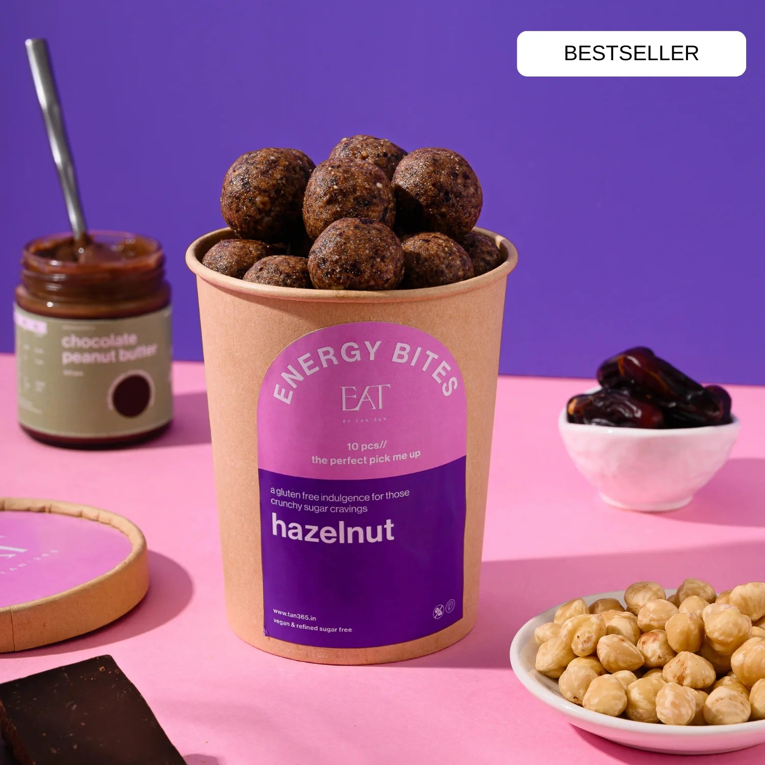 Energy Bites – Hazelnut – TAN | 365 Health & Wellness LLP