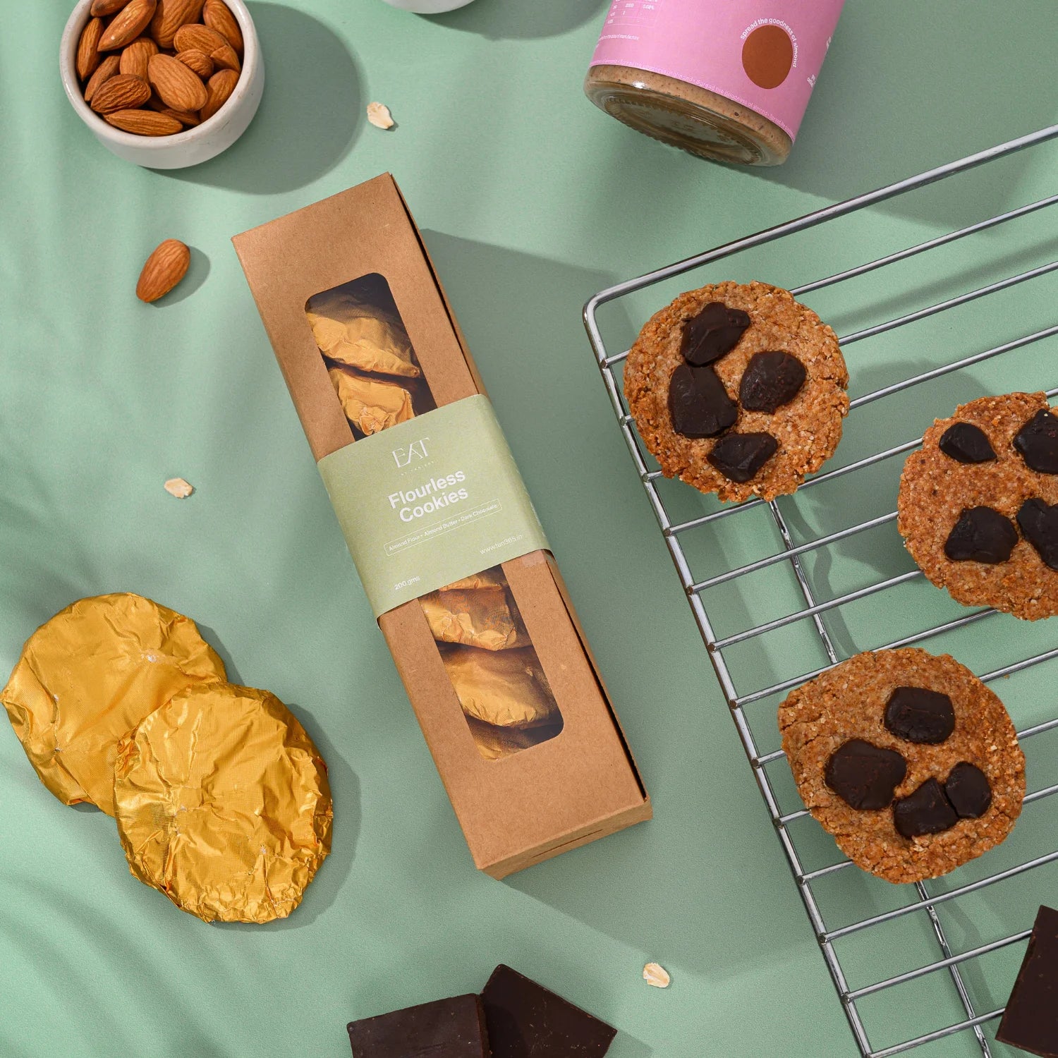 Flourless Almond Butter Cookie – TAN | 365 Health & Wellness LLP